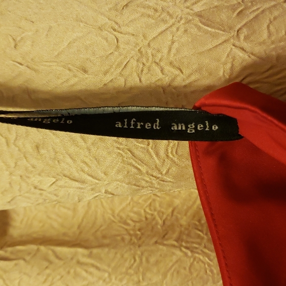 Alfred Angelo | Dresses | Alfred Angelo Vintage Rare Red Mermaid Gown ...